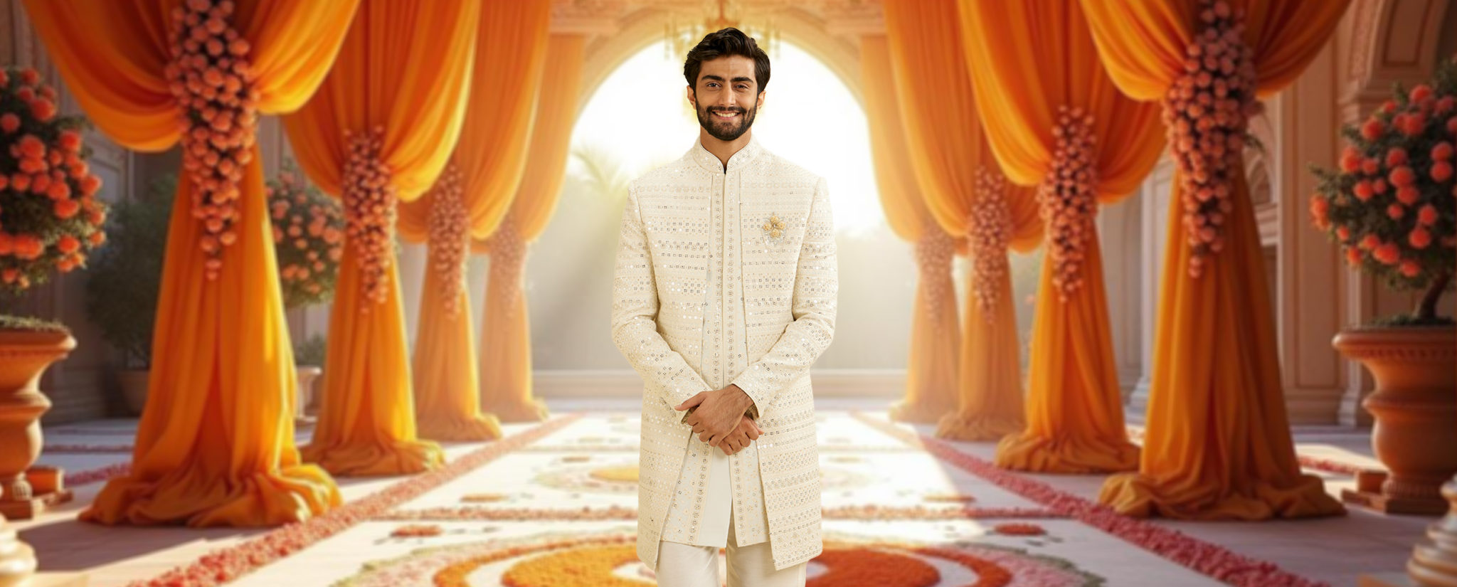 Reception Look for the Groom